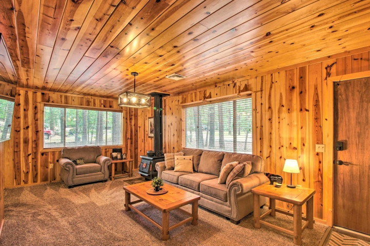 Bring A Pet: Pinetop Cabin W/ Game Room! - Arizona