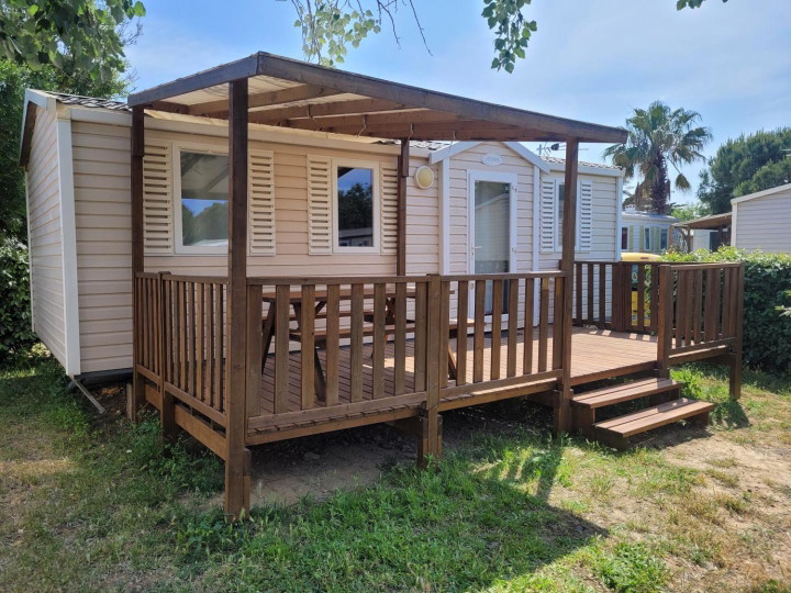 Mobile Home Climatisé, 3 Chambres - Port-la-Nouvelle