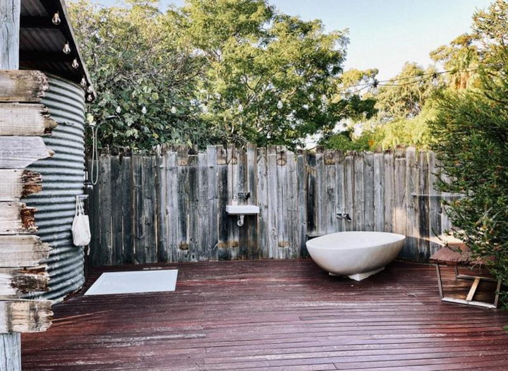 Luxury 6 Metre Bell Tent & Outdoor Bathroom, Wifi, Tv And Firepit, - Pinjarra