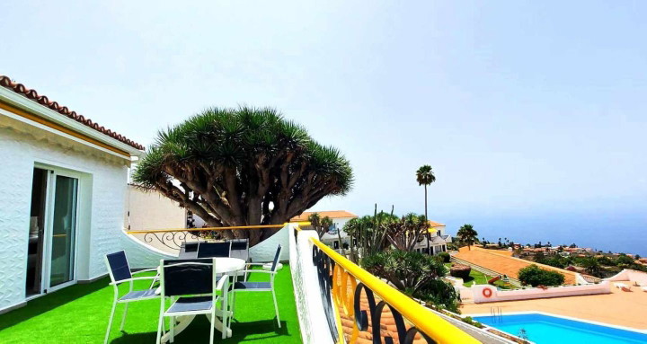 Acogedora Vivienda En Tenerife Con Vistas& Piscina - 特內裡費島