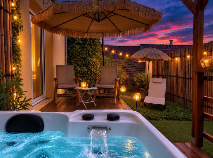 Tiny House Bambou - Jacuzzi Privé Couvert - Lieu De Détente - Angoulême