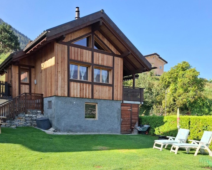 Charmante Maisonnette Avec Vue Sur Les Montagnes - Anzère