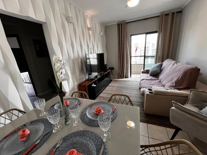 Tupi , 2 Dorm 2 Quadras Da Praia- 6 Hospedes- Wi Fi- Sacada -2 Tvs-ap 82 - Praia Grande