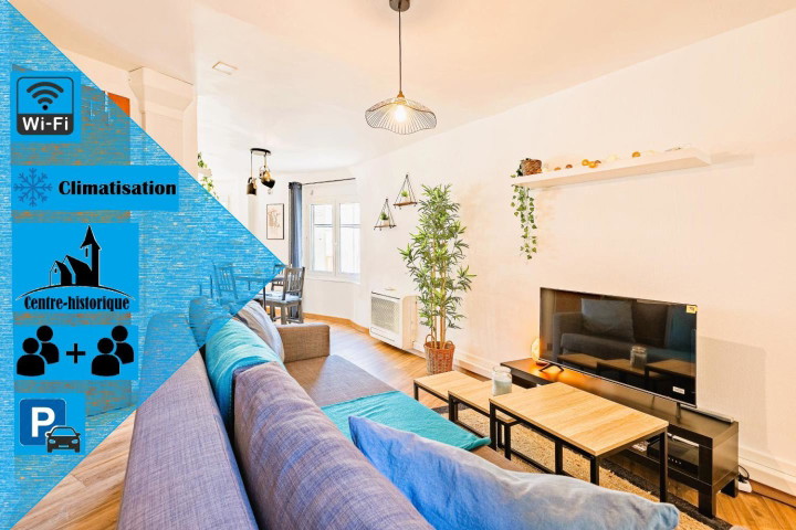 T2 Cathédrale & Torre Ventosa - Central - Clim - Wifi - Balcon - Free Parking Sur Demande - 베지에