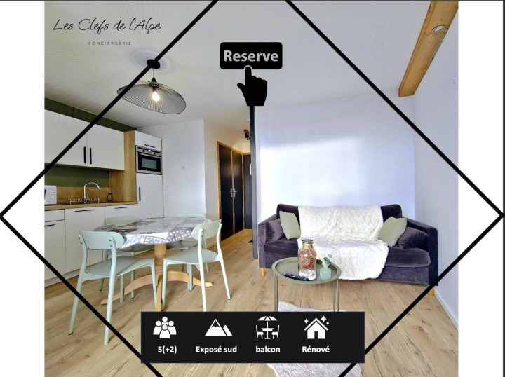 Nouveau ! Studio Rénové Design - L'Alpe d'Huez