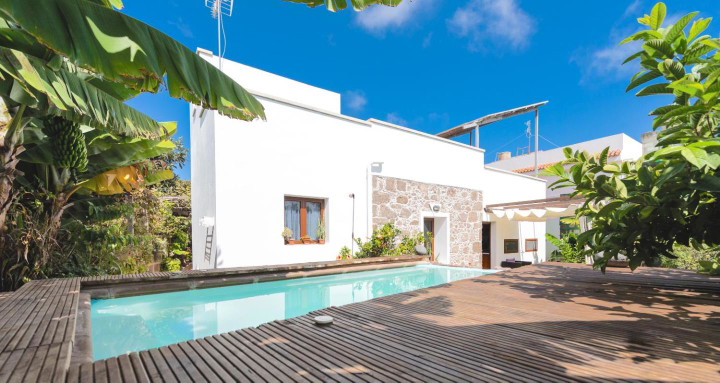 Villa Canaria Piscina Jacuzzi Jardín - Gran Canaria