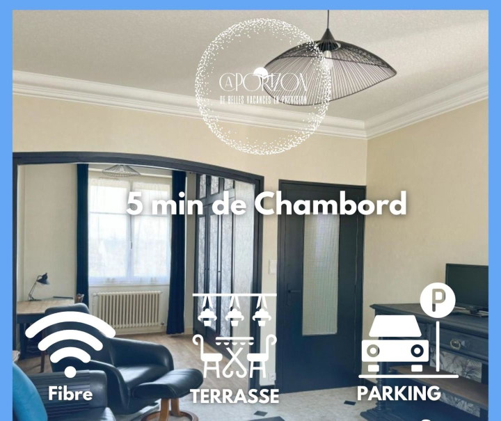 Grande Maison-5 Min De Chambord-3 Chambres-loire à Vélo 100 M- 10 Min De Blois - Loir-et-Cher