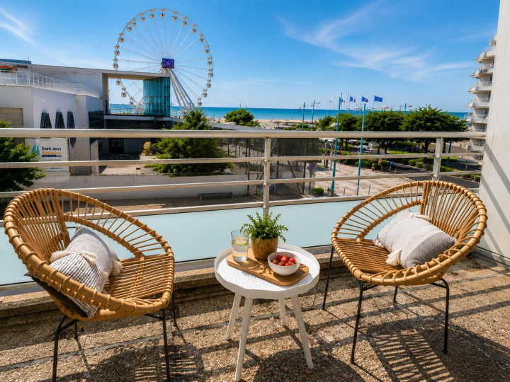 L'horizon Bleu - Vue Mer Panoramique - Parking - Balcons - Wi-fi & Télétravail - Coworking - Beauvoir-sur-Mer