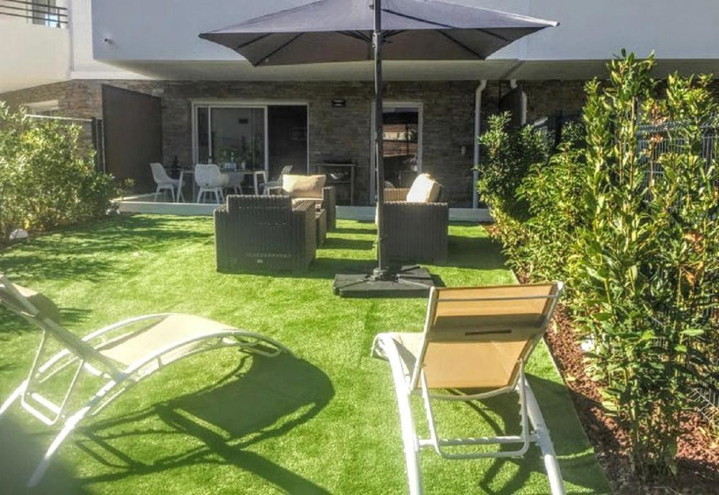 ÉLégant T2 Avec Jardin, Très Calme, Avec Piscine & Parking, à 400 M Des Plages Et Du Centre Ville, Wifi Gratuit - French Riviera