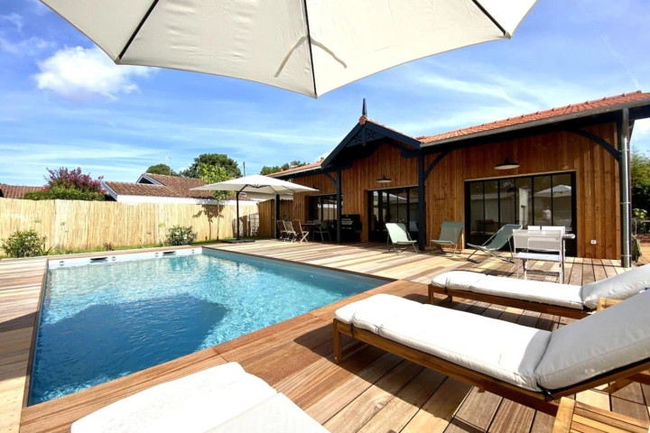 Villa Neuve Climatisée Avec Piscine Chauffée - Cap Ferret