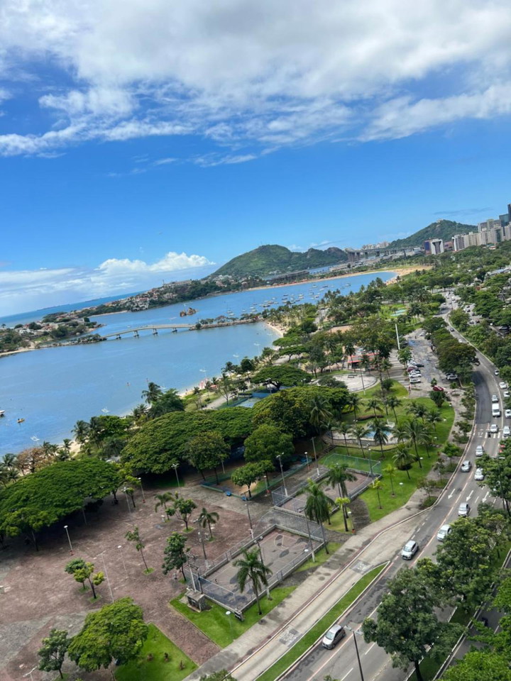 Praia Do Canto Apart Hotel - Quarto Sala E Varanda - 維多利亞