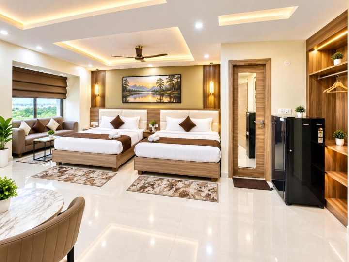 Hotel The R-beach Ember Near Jagannath Temple # Sea Beach # Resturent # Lift And Parking - Fully Air Conditioning Rooms # A Top Rated Hotel - Puri
