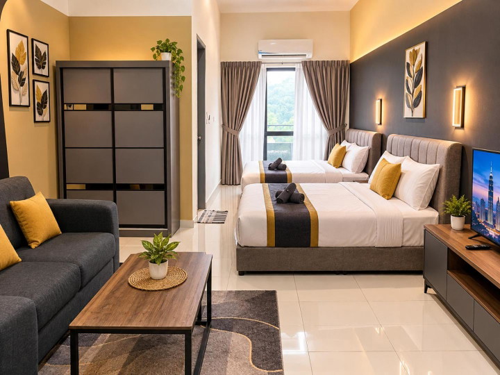 Budget Homestay With 2 Queen Bed Near Klia And Klia 2 - Sepang