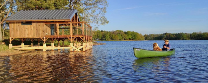 Cabanes Lacustra à L'etang De La Ramade - Creuse