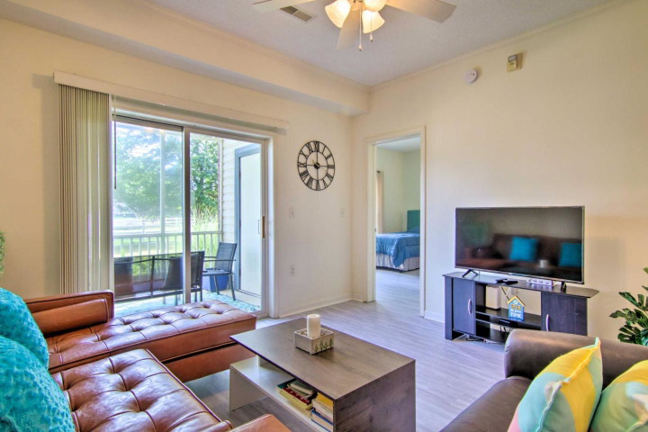 Porch & Community Perks: Walkable Lewes Condo - Delaware