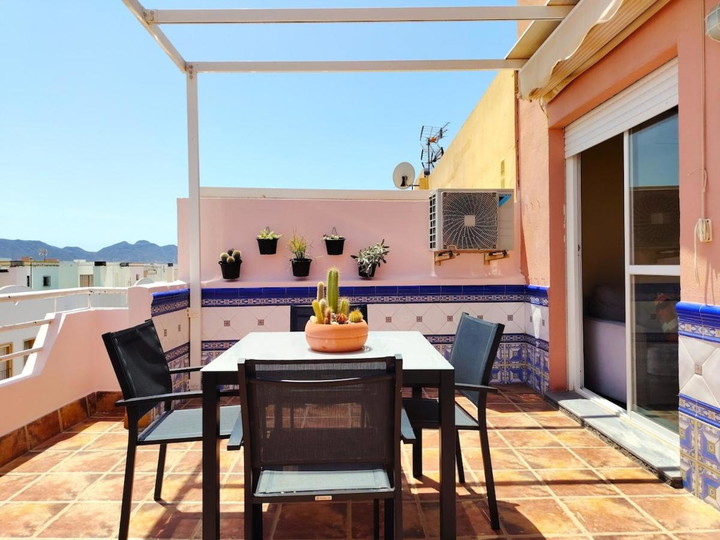 ÁTico La Estrella, 2 Hab Y Terraza Con Vistas En Cabo De Gata - Cabo de Gata