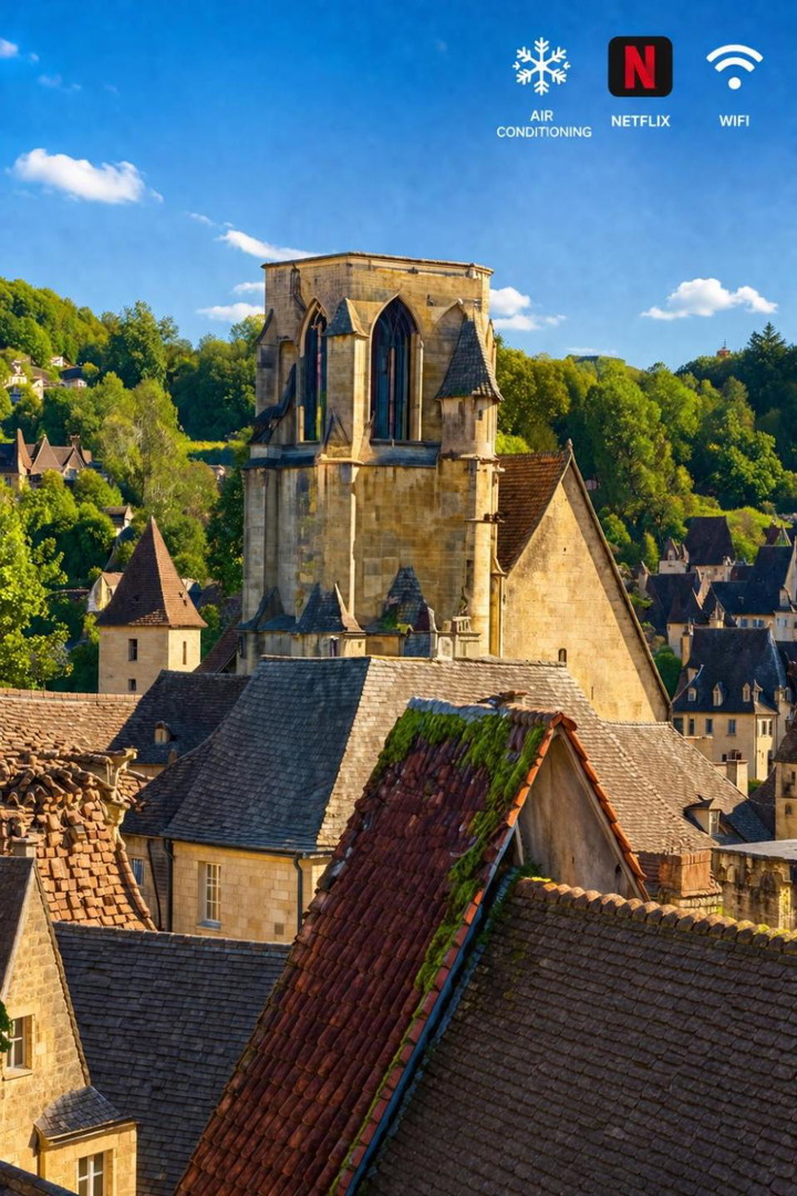Franréal, 4 Appartements Climatisés - Castelnaud-la-Chapelle