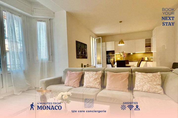 Spacious & Stylish 3 Bedroom Near Monaco - Menton
