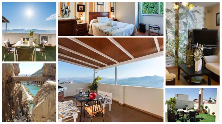 "ÁTico Guadalhorce" Solarium Y Terraza Con Vistas Al Valle Con Barbacoa - Álora