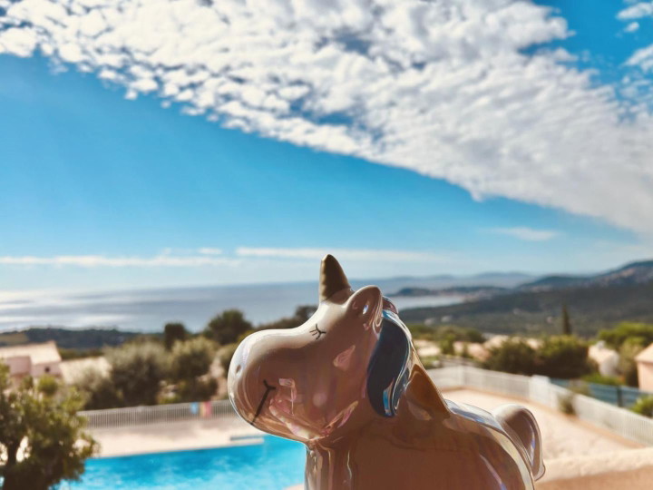 Studio Pool House 2 Etoiles Vue Mer Panoramique Amazing Sea View Wifi Linge Linen Inclus Aircondition - La Croix-Valmer