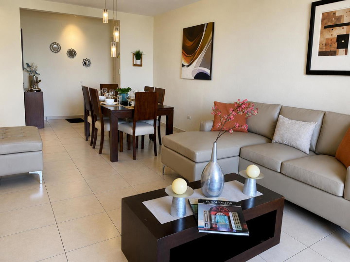 Beautiful Apartment, Terrace With Incredible View, 3 Bdr, Escalon, Exclusive, Secure - El Salvador