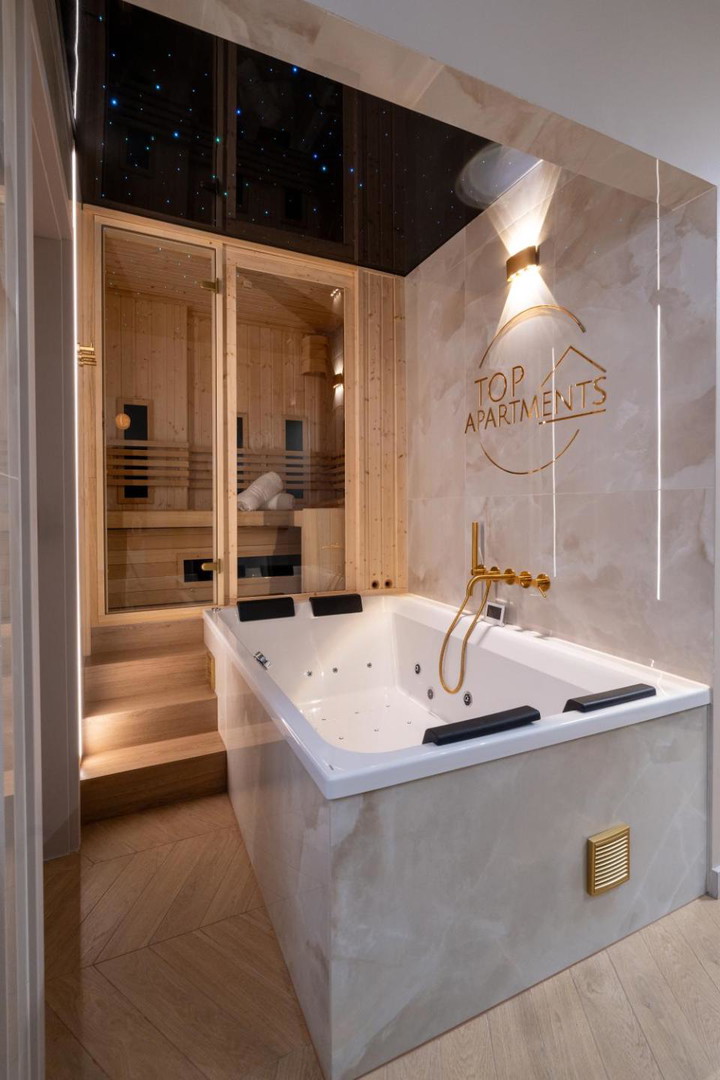 Apartament Z Jacuzzi I Sauną, Parking, Centrum Katowic, 19 Piętro, Top Apartments - Zabrska - Katowice