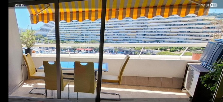Marina Beach 6 People,private Parking Amazing Sea View Wifi 7th Floor, Ac - Vence