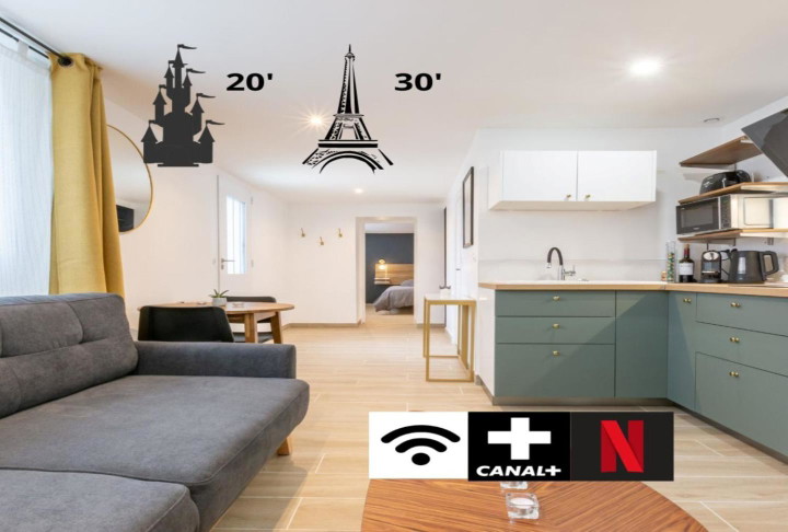 Absolute Calm, Terrace And Private Parking - Between Paris And Disney - Torcy