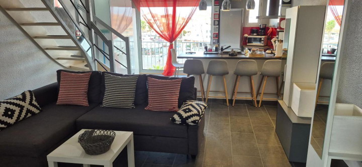 Port Brescou, T3 En Duplex Climatisé, Superbe Vue Sur Le Port - Agde