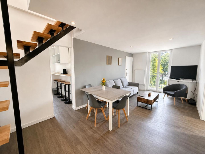 Grand 91m2 4 Chambres - Parking - Vue Montagne - Chambéry