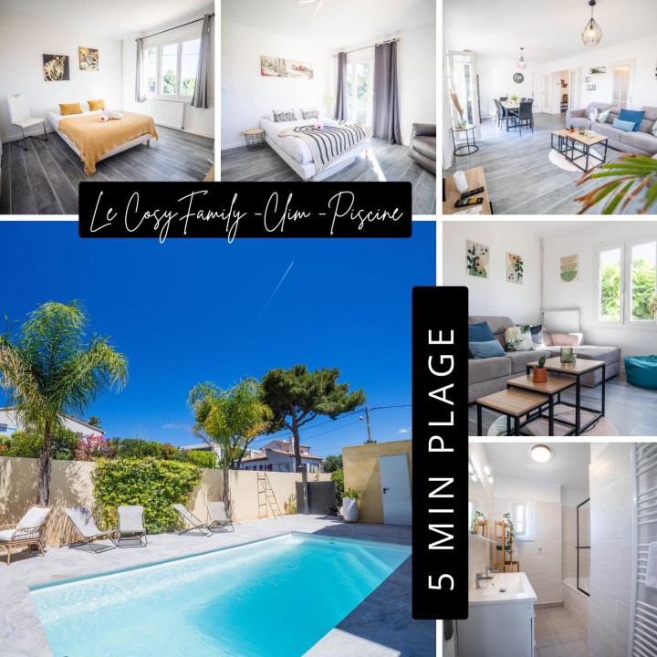 Cosyfamily 1er éTage Piscine -Wifi- Neuf-famille -15min Plage - Top Pros Servicesconciergerie - Castries