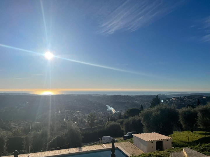 Domani Vencius - Cocon De Bien-être à Vence Avec Vue Mer, Piscine Et Terrasse Ensoleillée - Vence