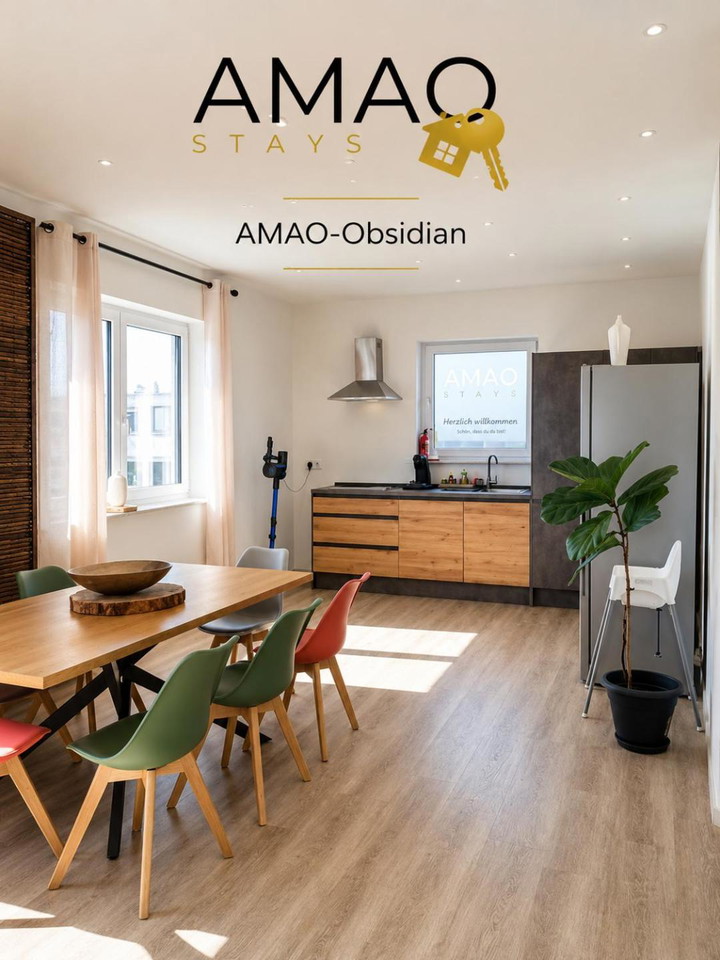Amao-obsidian - Spacious Apartment - 8 Guests - 2 Parking Spaces - Hindisheim