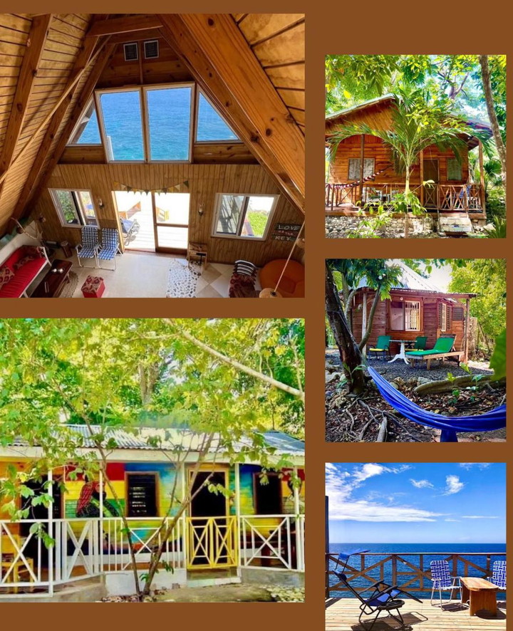 5 Different Sea Side Cottages In Tropical Garden - Jamaica