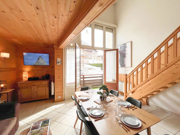 Duplex Les Gets Centre Local Vtt Sécurisé & Balcon 6p - Morzine