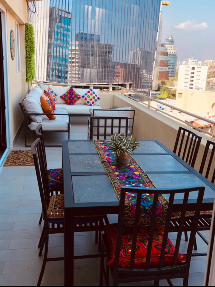 Apartament Condo Amueblado, Encomenderos 200 El Golf, Las Condes Santiago Con Vista Al Costanera Center - Las Condes