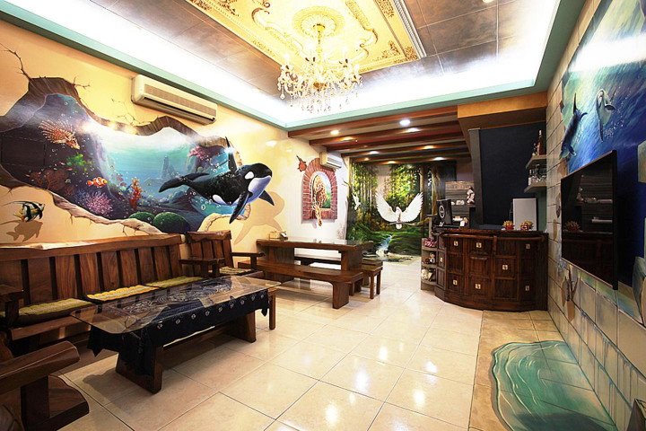 太陽花3d浮雕民宿3d Sunflower Embossed B&b Self Check-in - Hualien County