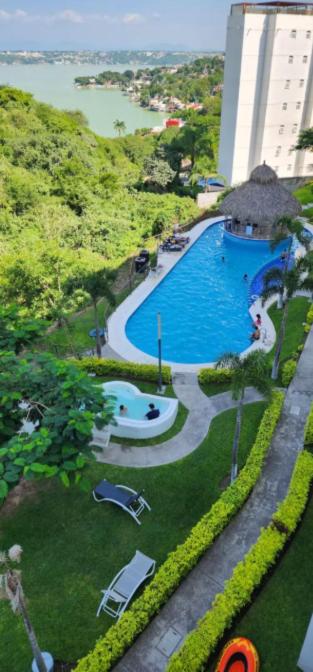 Departamento En Teques Con Acceso Al Lago, Alberca Y Jacuzzi - Tequesquitengo
