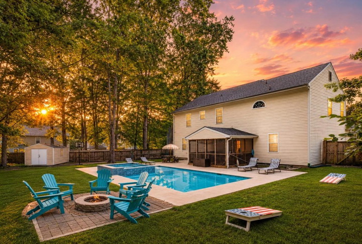 5 Br - Pool, Firepit, Backyard - Summerville, SC