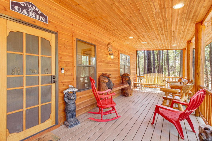Rustic Lakeside Cabin On 3 Acres W/ Nature Views! - Arizona