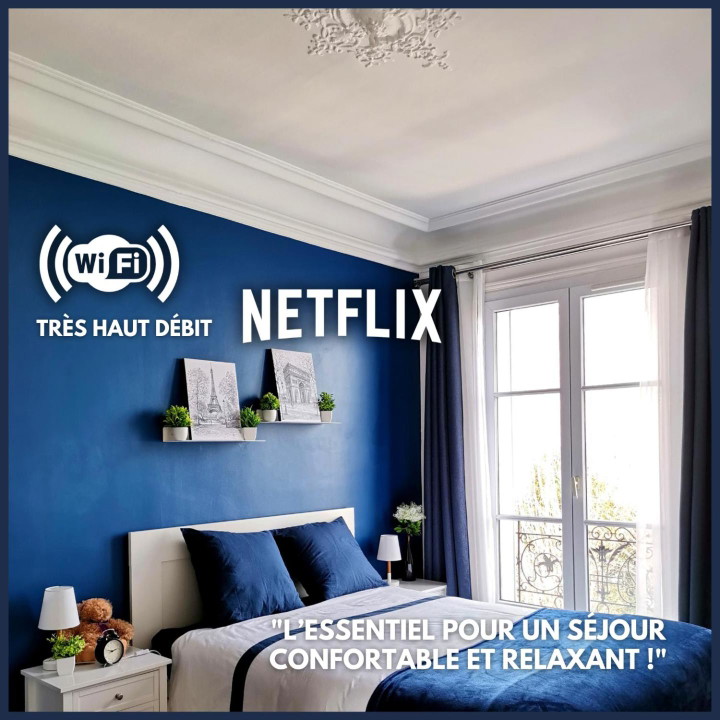 Perle Haussmannienne 1900 - Cosy - Centre Ville - La Garenne-Colombes
