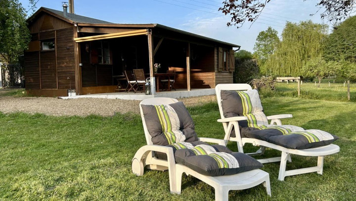 Chalet Cosy 4pers Rivière Animaux 25min Du Mans - Sarthe