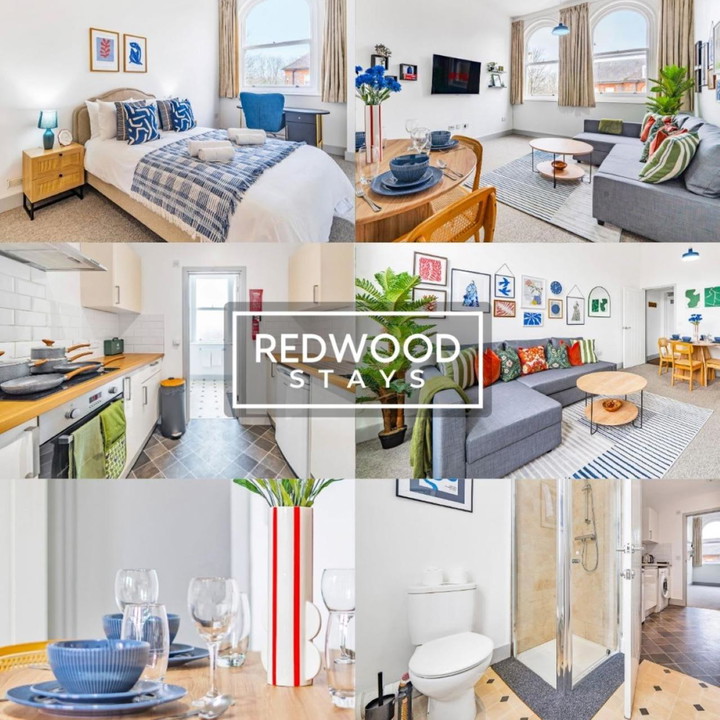 Comfortable And Homely 1-bedroom 1-bathroom Serviced Apartment With Free Parking, Free Wifi By Redwood Stays - Farnham