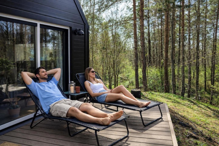 Modern Sauna Cabin In Horse Ranch - Lithuania