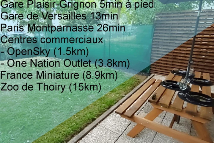 Détente & Jardin By Beds4wanderlust - Charmant T2 Avec Jardin - Gare Plaisir-grignon, Versailles 20km - Yvelines