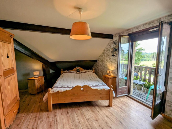 Chambre Spacieuse Avec Balcon Et Accès Piscine Chauffée - Orbey