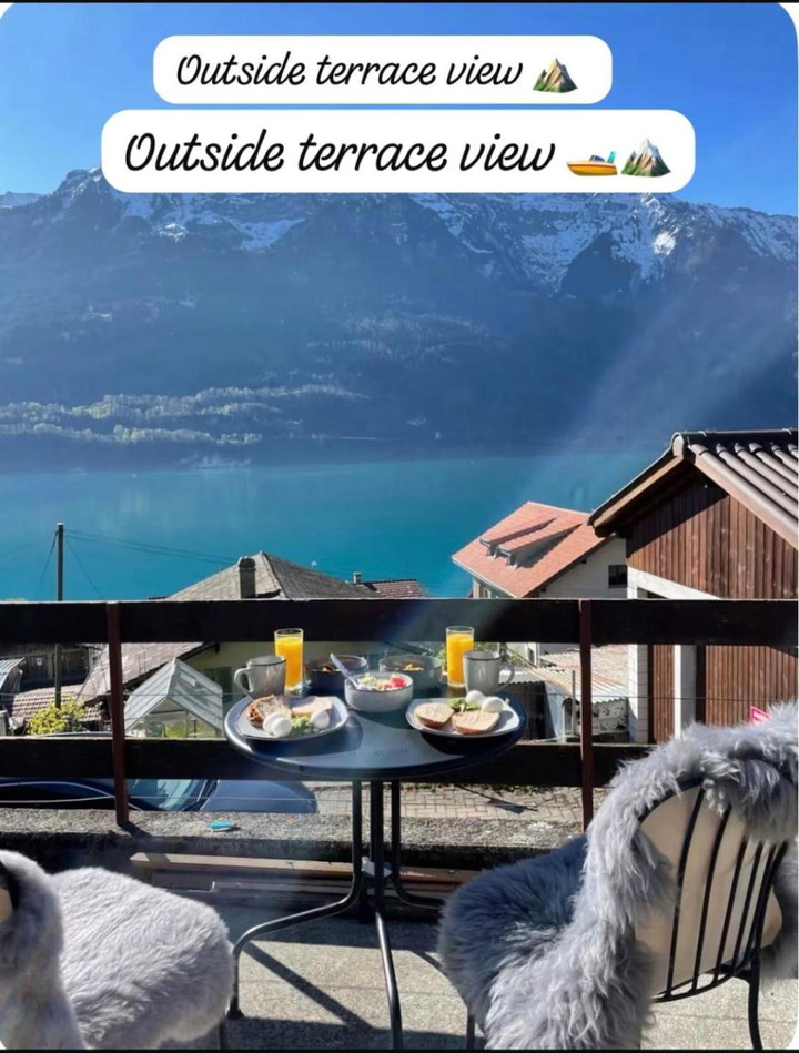 Breathtaking Lake & Mountain View Apartment 1 - Brienz