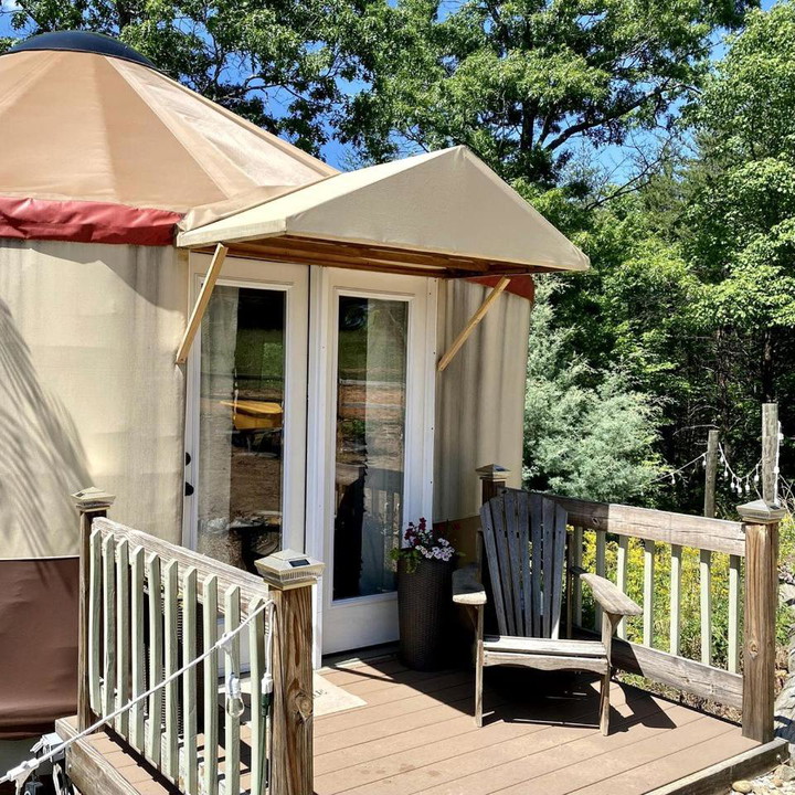 Mill Spring Glamping Yurt Near Asheville, North Carolina - Lake Lure, NC