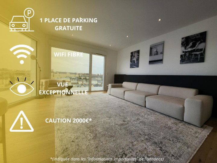 Le Davs - Splendide Appartement Avec Vue Panoramique - Salle De Sport Et Parking Gratuit - Basse-Normandie