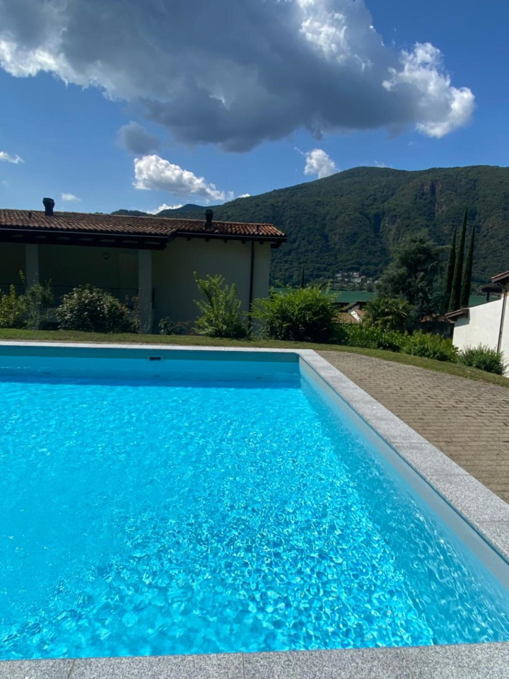 Bellissimo Appartamento Con Giardino Sul Lago Di Lugano - Caslano